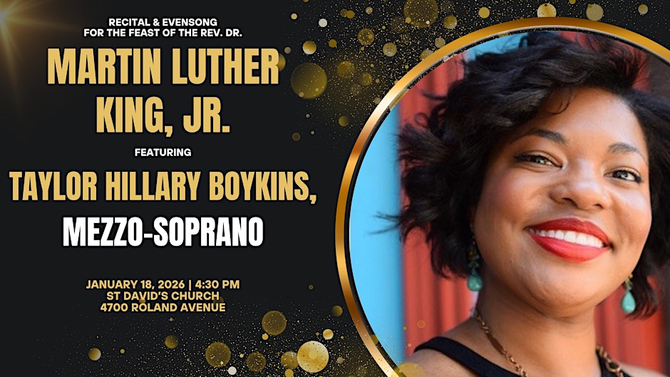 Recital and Evensong for the Feast of the Rev. Dr. Martin Luther King ...